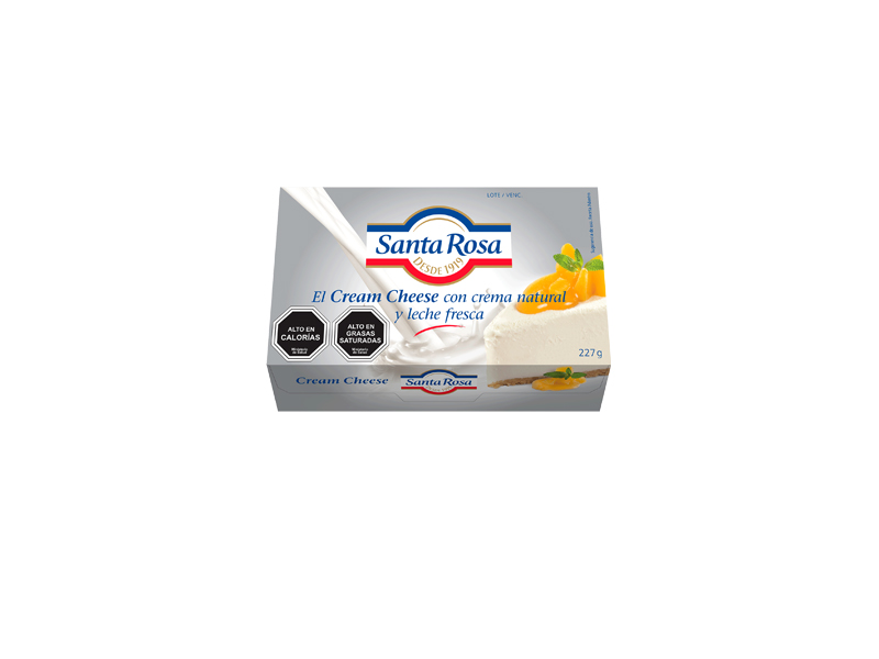 Queso Cream Cheese Americano Sta.Rosa 227 gr - Supermercado y ...