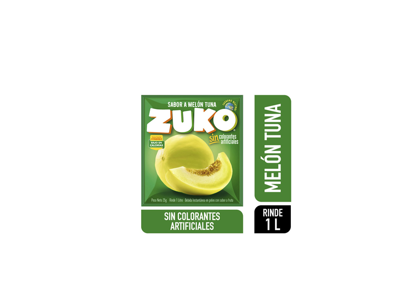 Jugo En Polvo Zuko Melon Tuna 25 gr - Supermercado y Pastelería Versluys